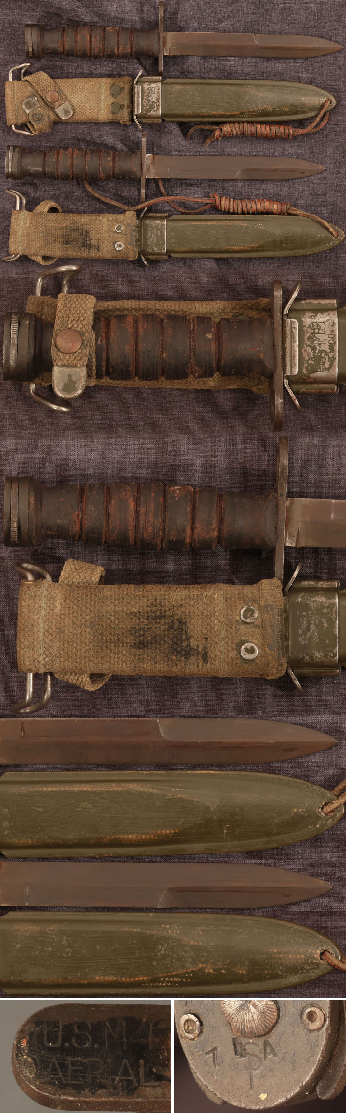 M4 bayonet by AERIAL in USM8 scabbard