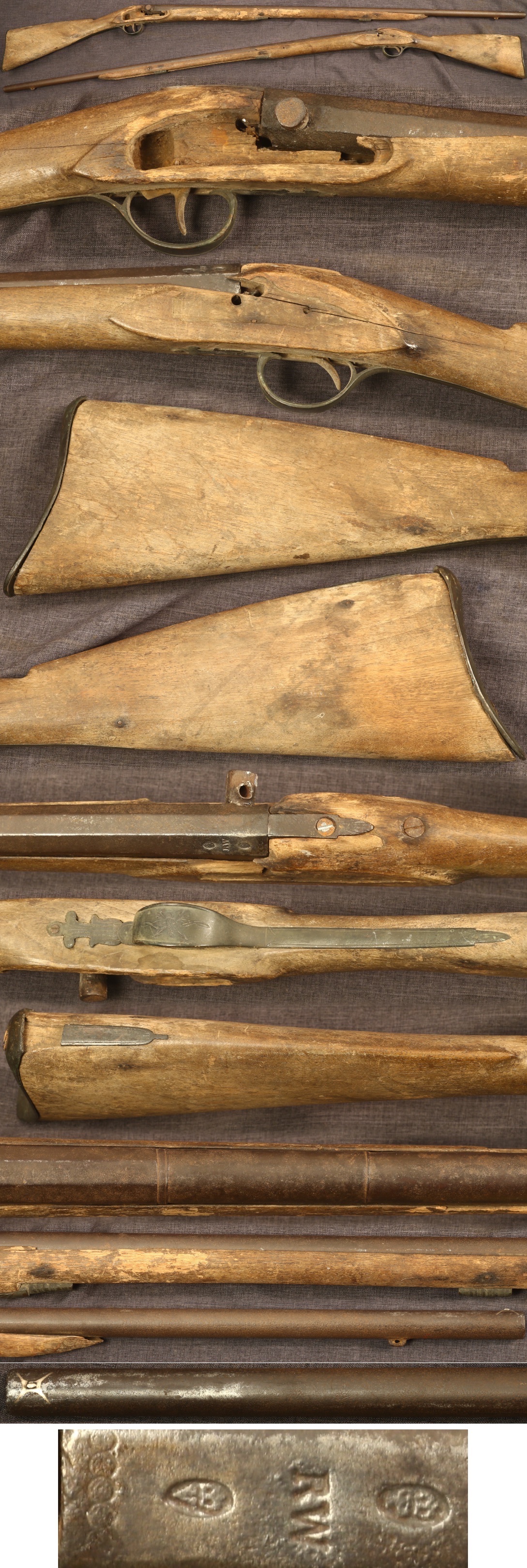 gundersonmilitaria.com - C1750 percussion conversion fowler for ...