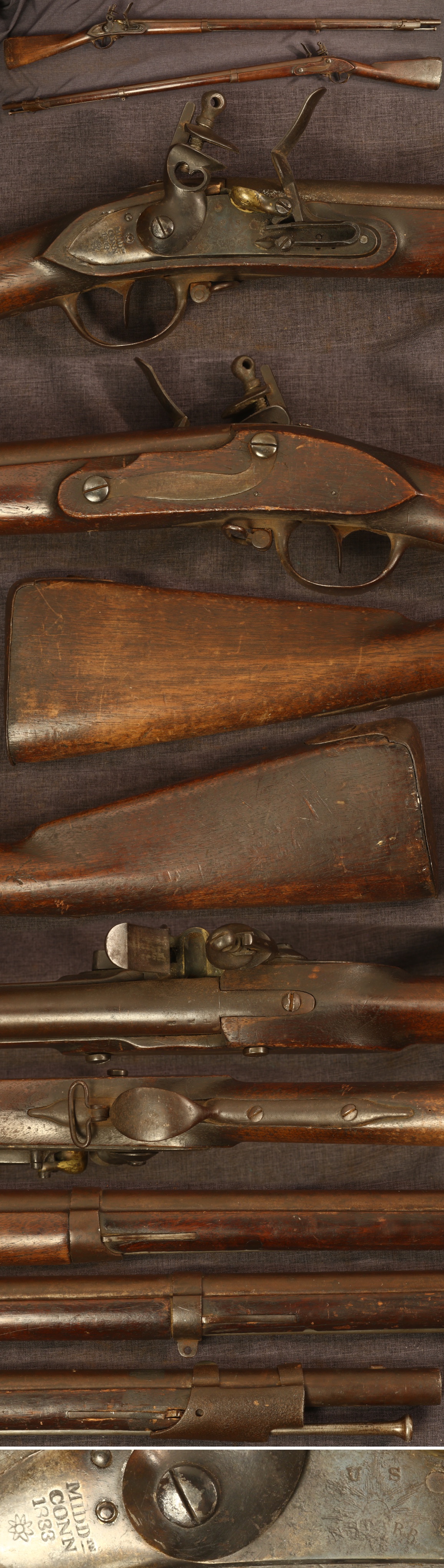 gundersonmilitaria.com - M1816 N.Starr flintlock musket, dated 1833 ...