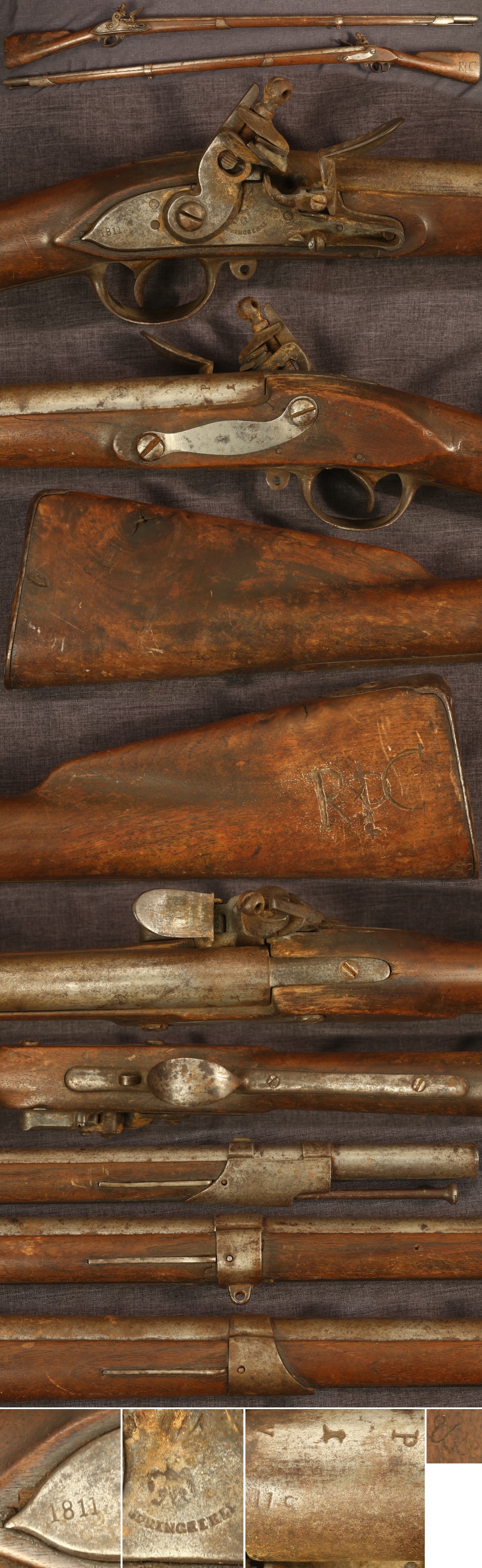 gundersonmilitaria.com - Springfield M1795 Type III flintlock musket ...