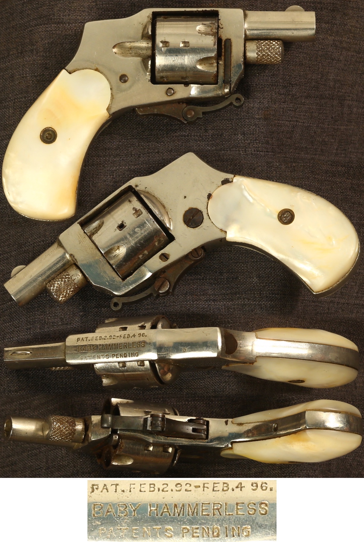 gundersonmilitaria.com - early "BABY HAMMERLESS" .22 "Velo Dog" style ...