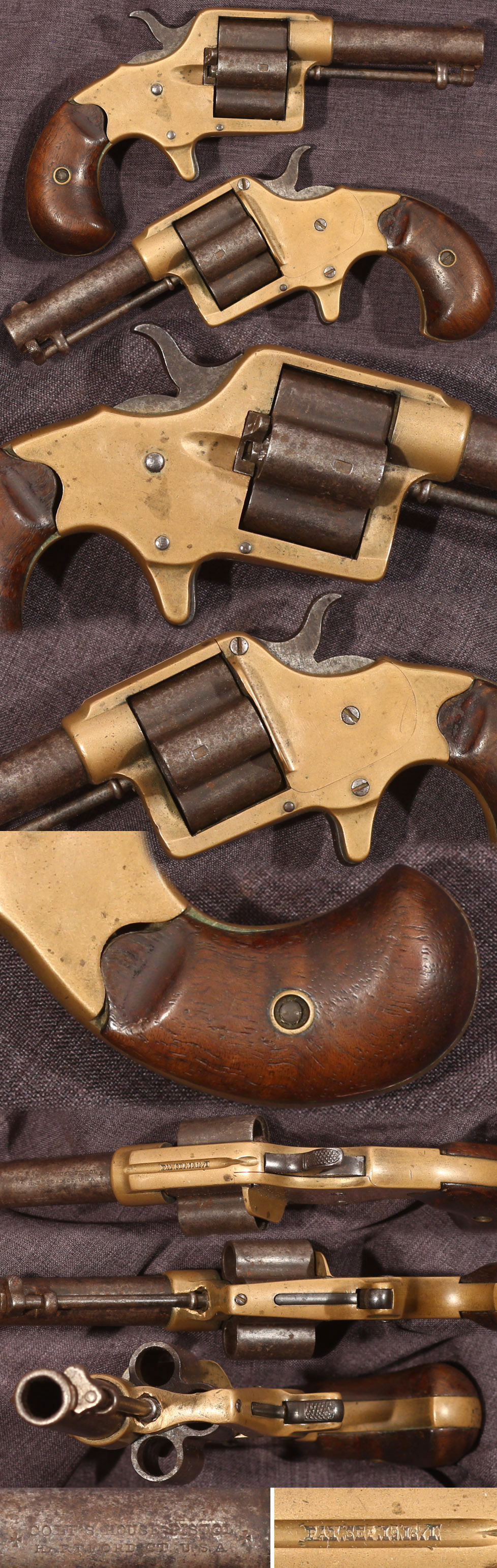 gundersonmilitaria.com - Colt House Model "Cloverleaf" 4 shot .41 revolver