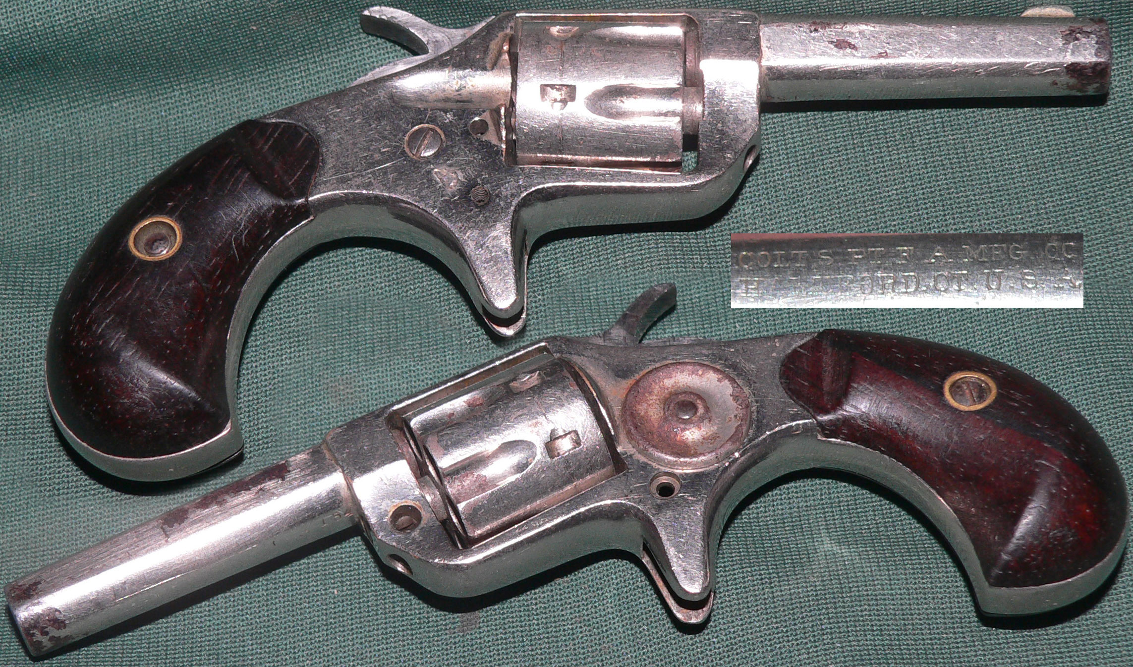 gundersonmilitaria.com - Colt New Line 22 caliber revolver