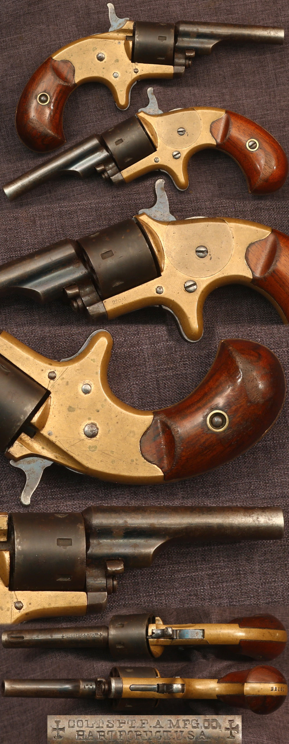 gundersonmilitaria.com - Colt "Open Top" .22 caliber revolver