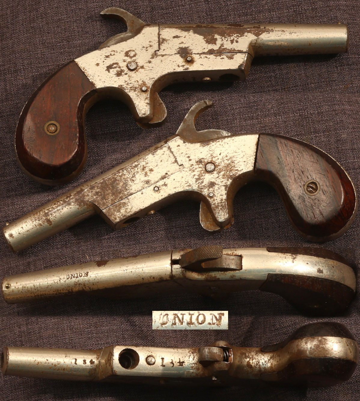 gundersonmilitaria.com - "UNION" .22 derringer