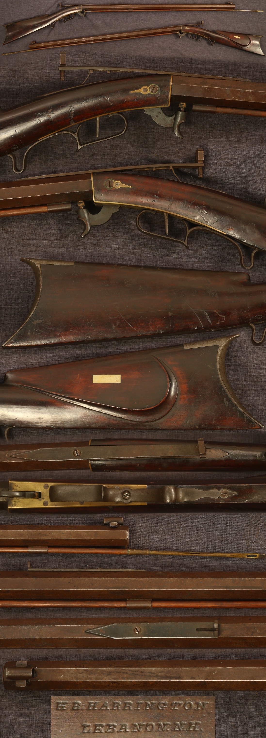 gundersonmilitaria.com - Percussion underhammer target rifle H.B ...