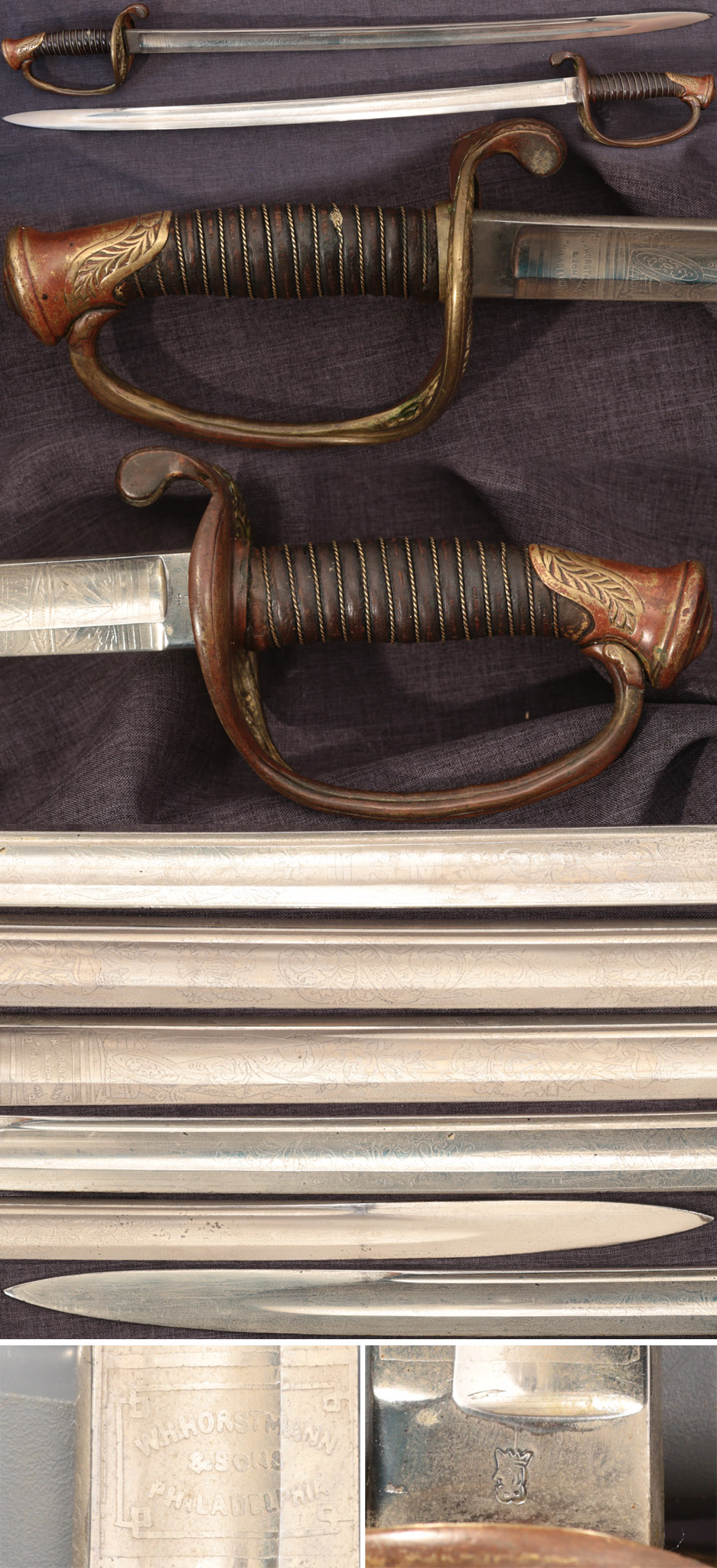 M1850 style USMC officer sword by Horstmann
