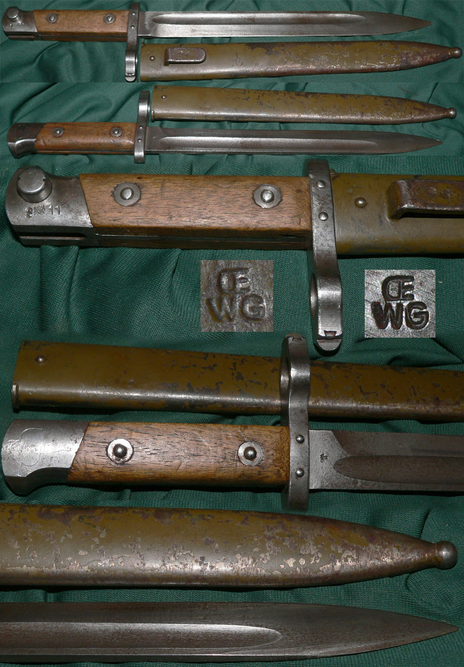 Austrian M1895 Cavalry bayonet with scabbard